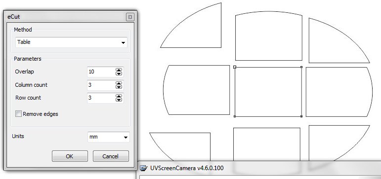 Slice Object ECut Advertisement Toolkit For CorelDRAW